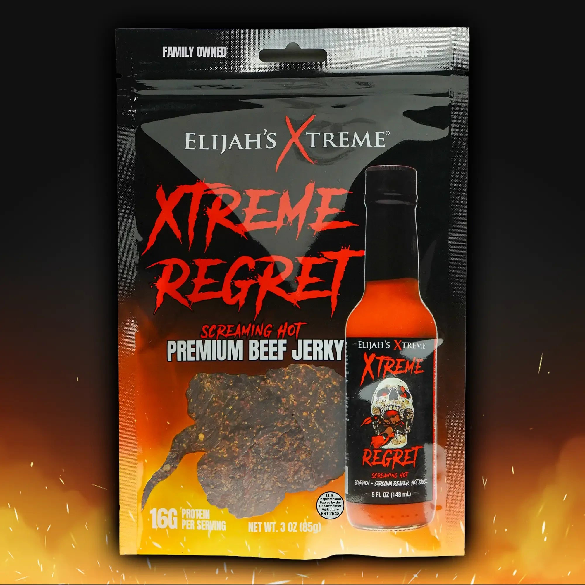 Xtreme Regret Spicy Beef Jerky – Phoenix Fire Art Store